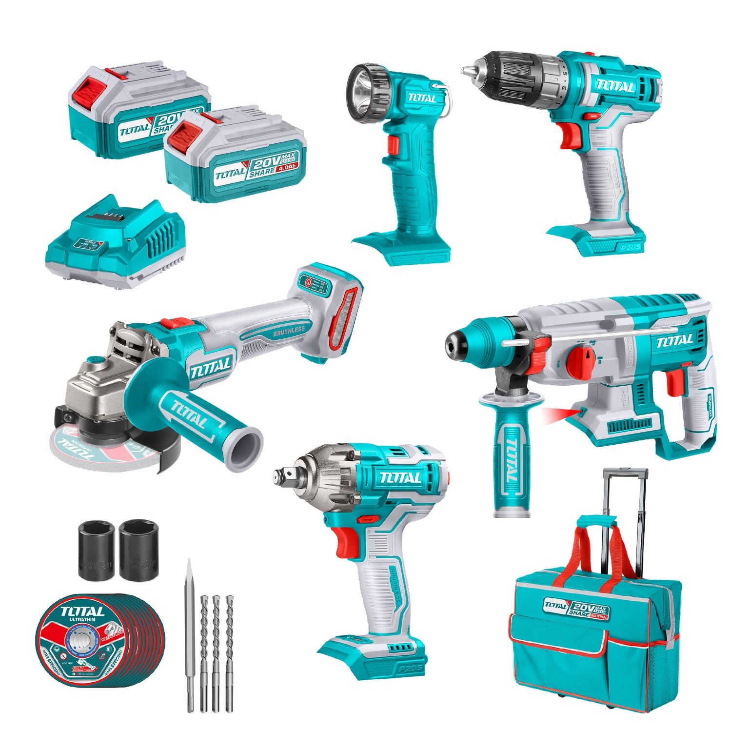 Taladros Inalámbricos Total Tools - Potencia y Versatilidad