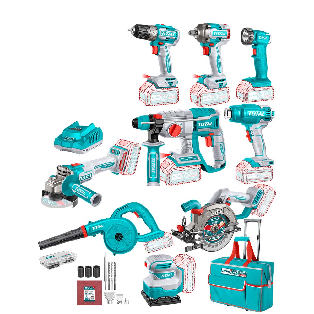 Combo de Herramientas Inalámbricas 20V Total Tools | Profesionales y ...