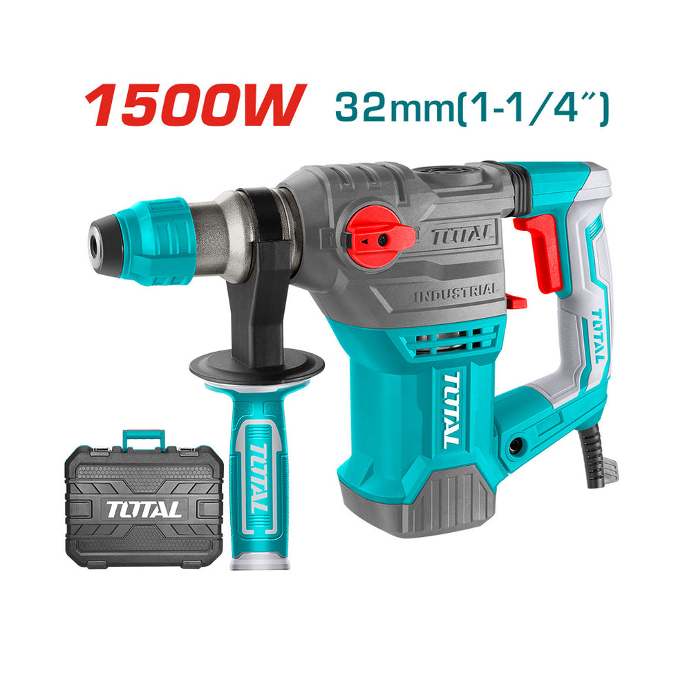 Rotomartillo SDS Plus 1500W 5.5J Total Tools | Perforación Precisa