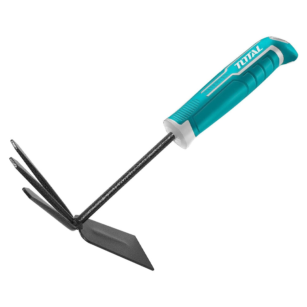 Azadón de Jardín 3 Puntas 290mm Total Tools | Acero al Carbono Durable