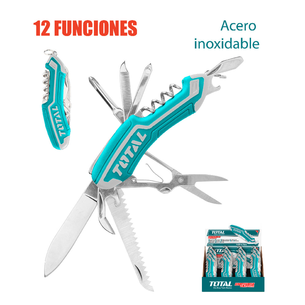 Multiherramienta de Bolsillo 12 en 1 Total Tools | Versátil y Compacta