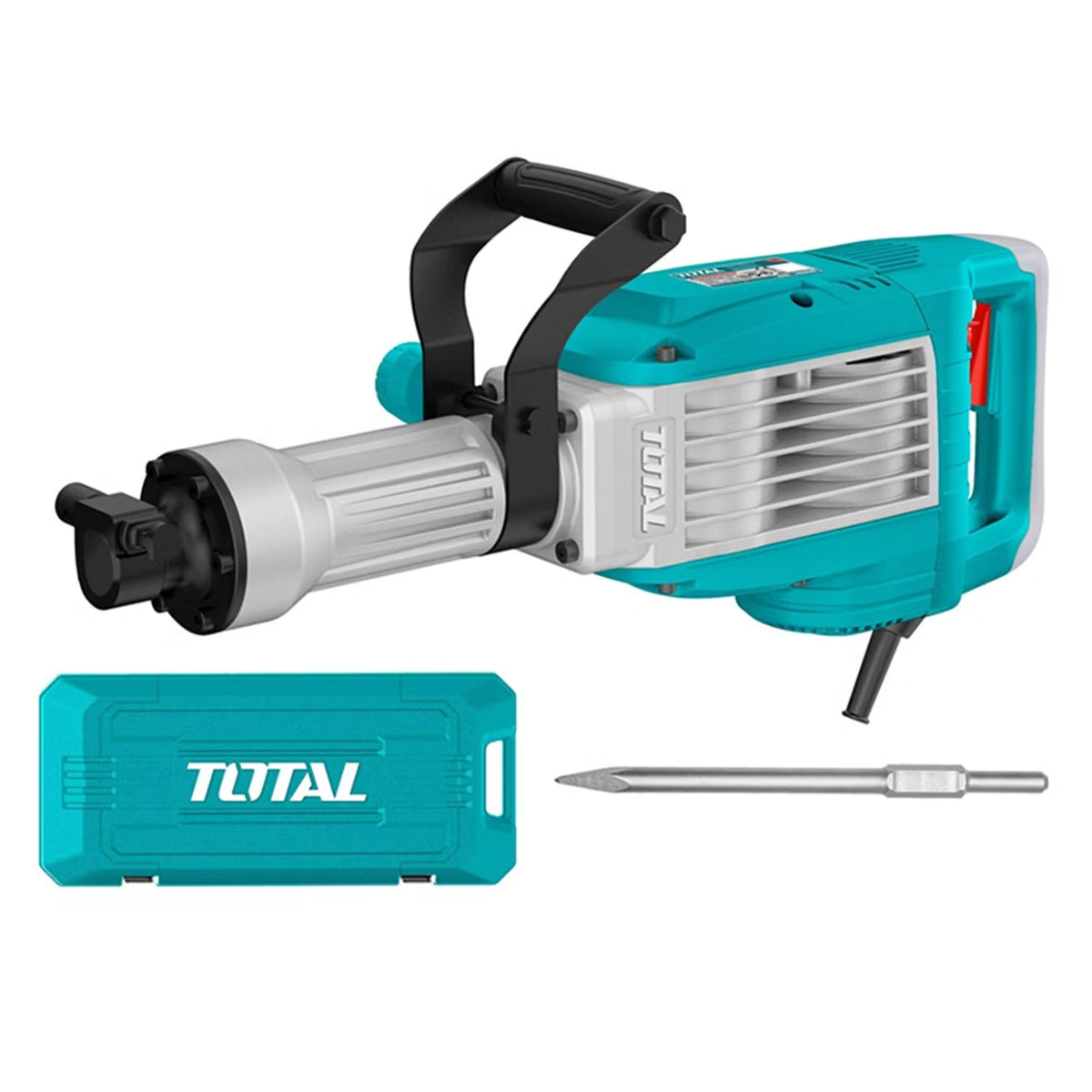 Demoledor Eléctrico 1700W Total Tools | Antivibración + 2 Cinceles