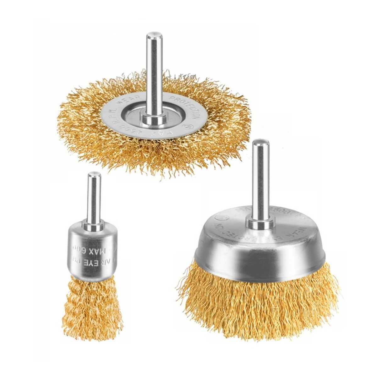 Set de Escobillas de Alambre Total Tools | Para Cepillo Eléctrico