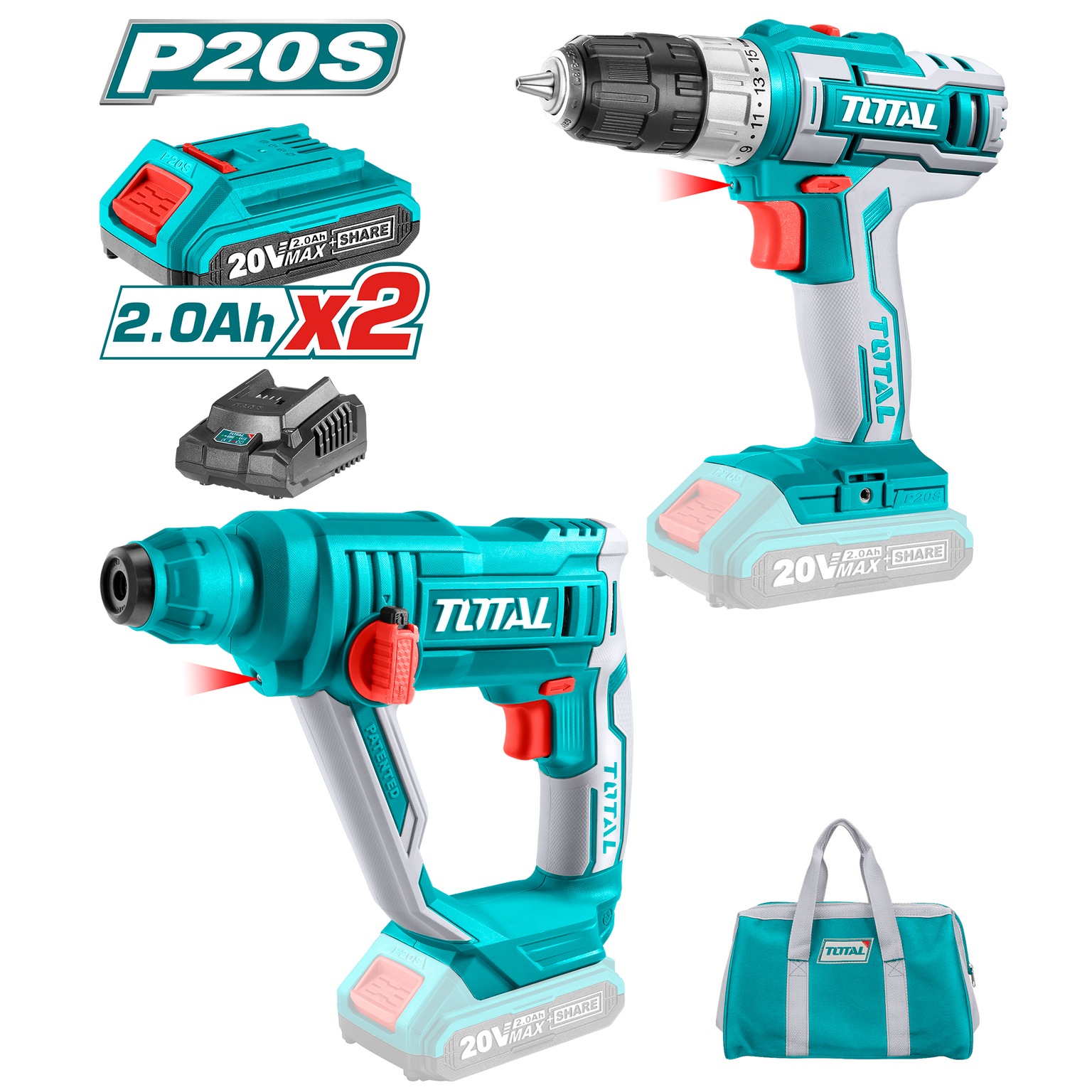 Taladros Inalámbricos Total Tools - Potencia y Versatilidad