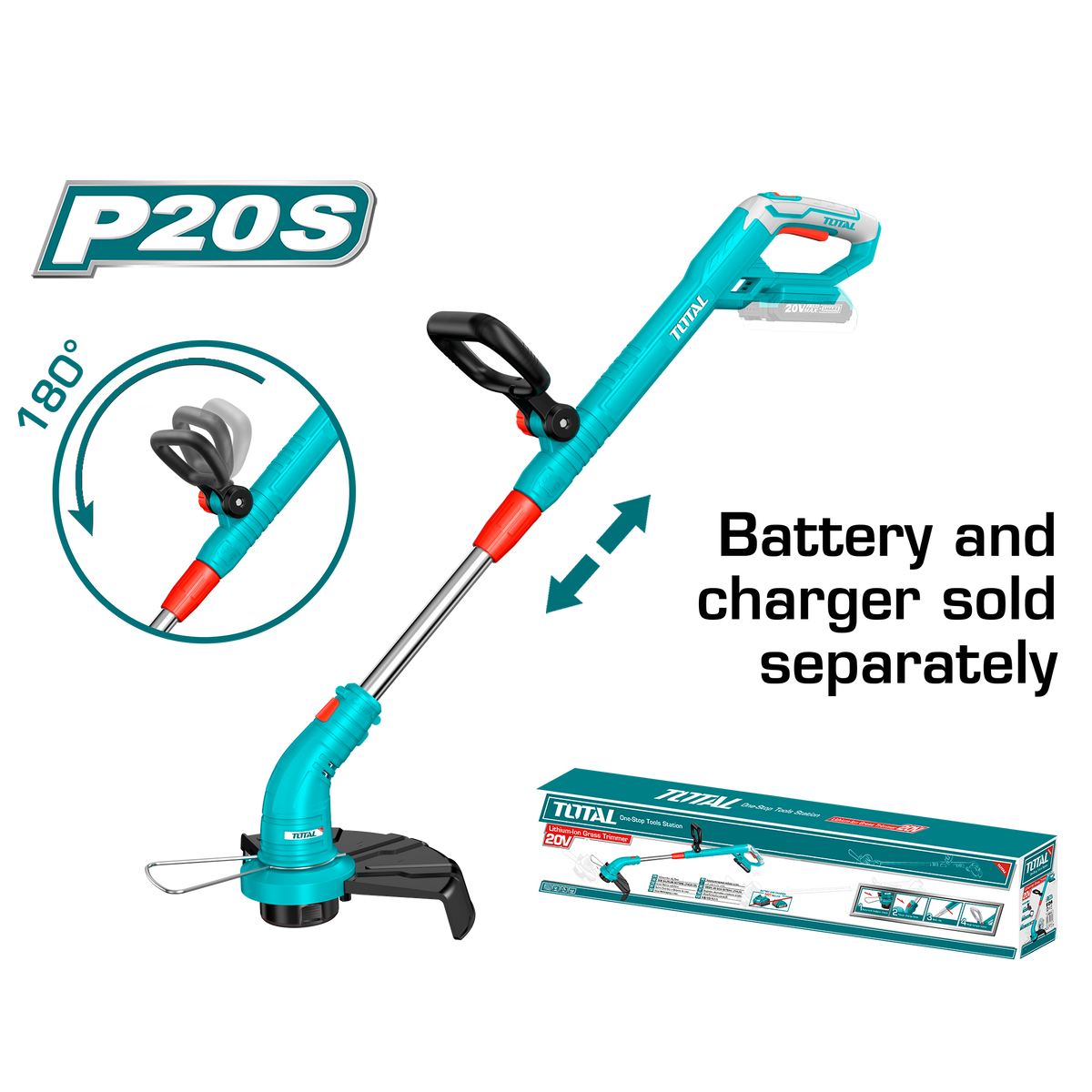 Orilladora Inalámbrica 20V BL Motor Total Tools | Corte Preciso