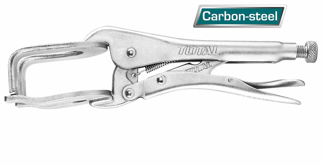 Caimán de Presión 10" Niquelado Total Tools | Para Soldadura Profesional