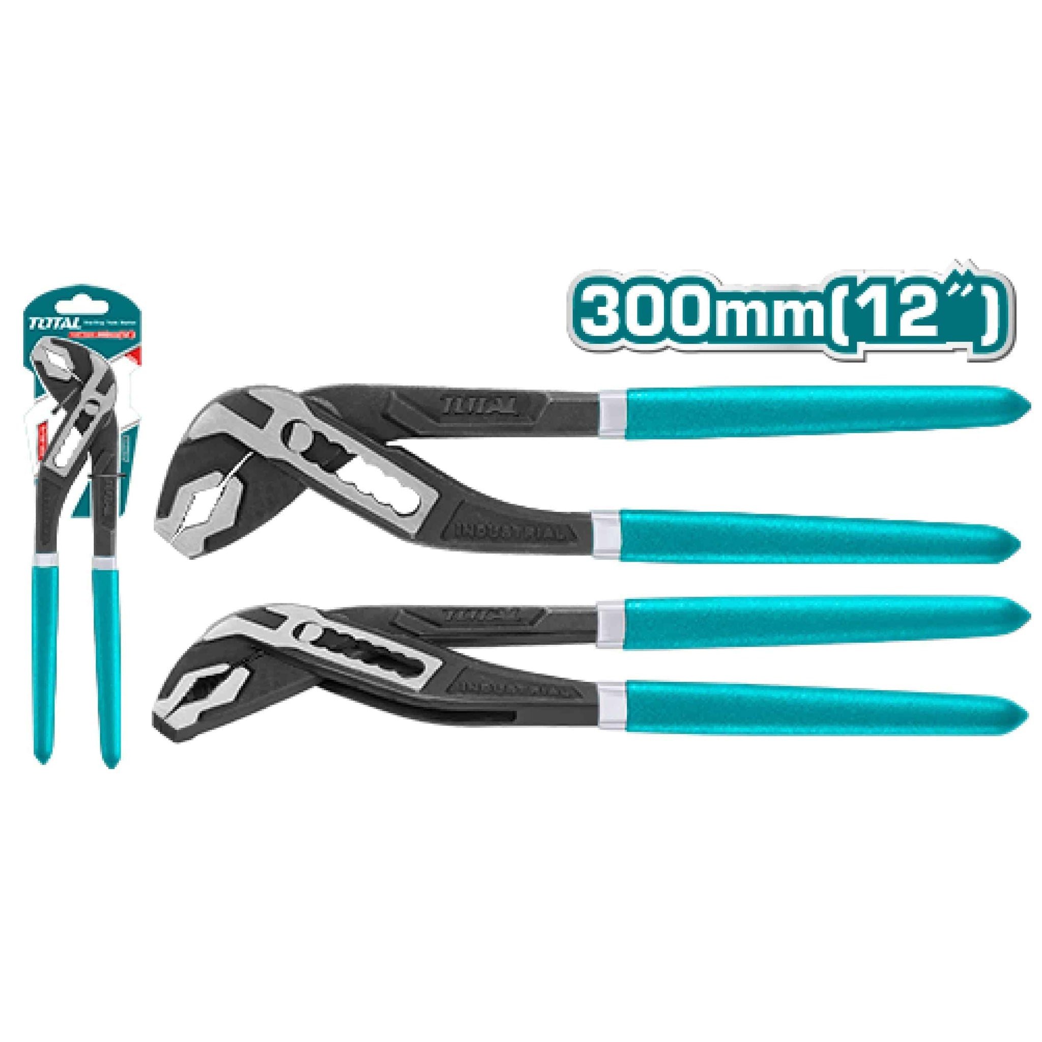 Llave Regulable 12" Acero Cr-V | Mango Ergonómico - Total Tools