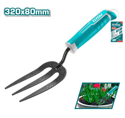 Mini Horqueta de Jardín 320mm Total Tools | Mango Patentado de Acero