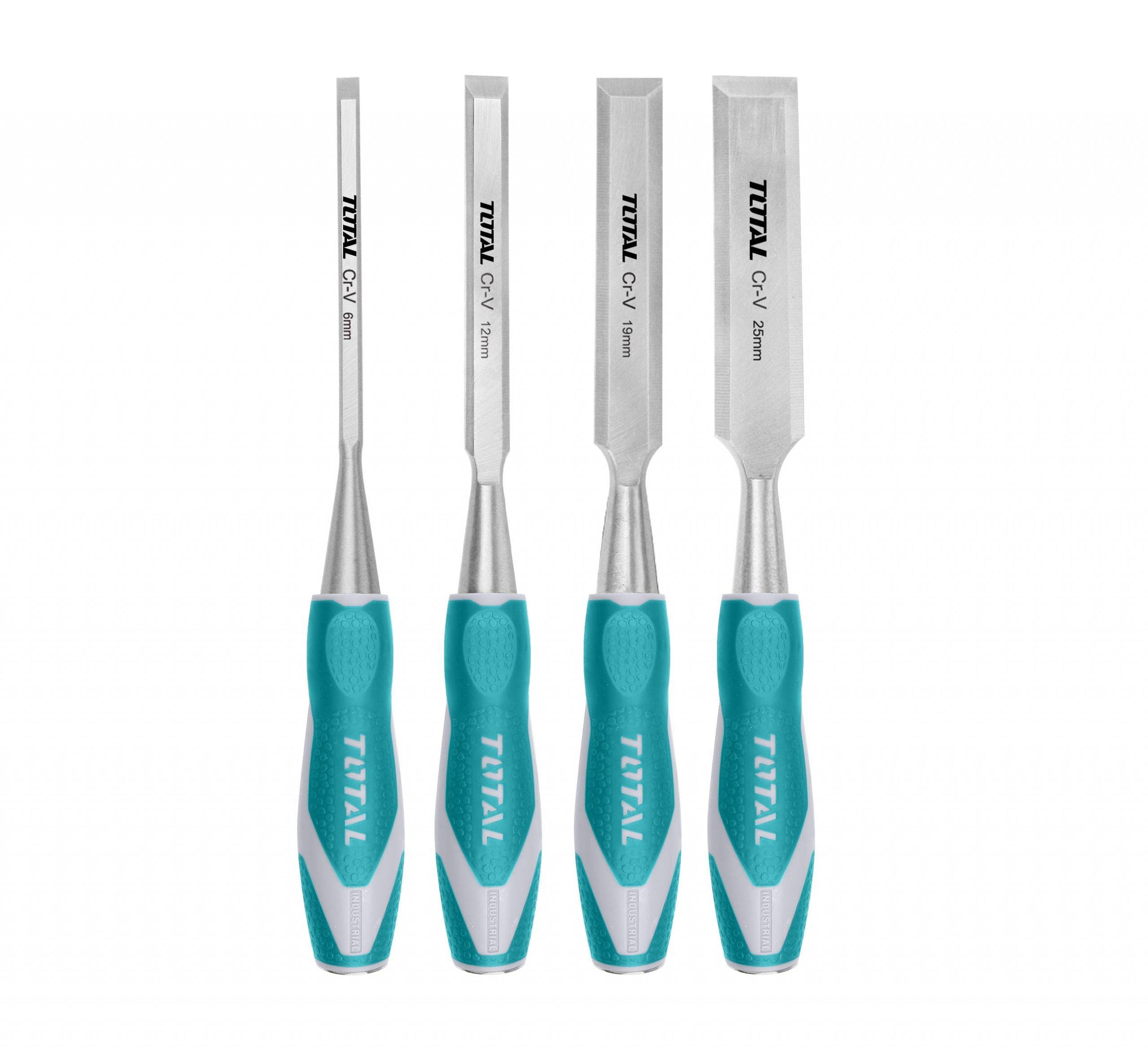 Set formón 4pzas TOTAL — Total Tools